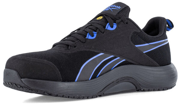 ESD safety shoe Lite Plus 4 Work Black/Blue - DPV Elektronik-Service GmbH