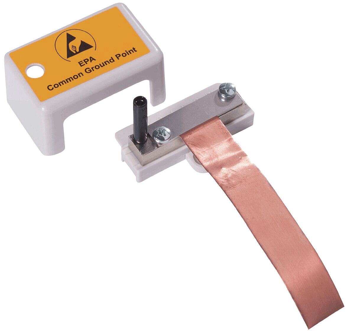 Central grounding strip for floor systems - DPV Elektronik-Service GmbH