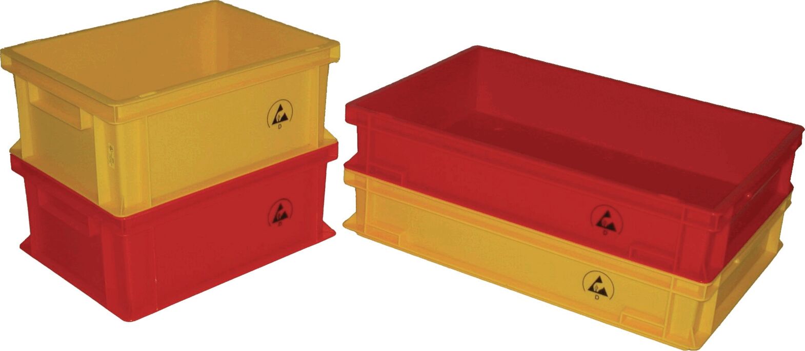 NEWBOX Euro container IDP ESD 400x300x170 mm - DPV Elektronik-Service GmbH